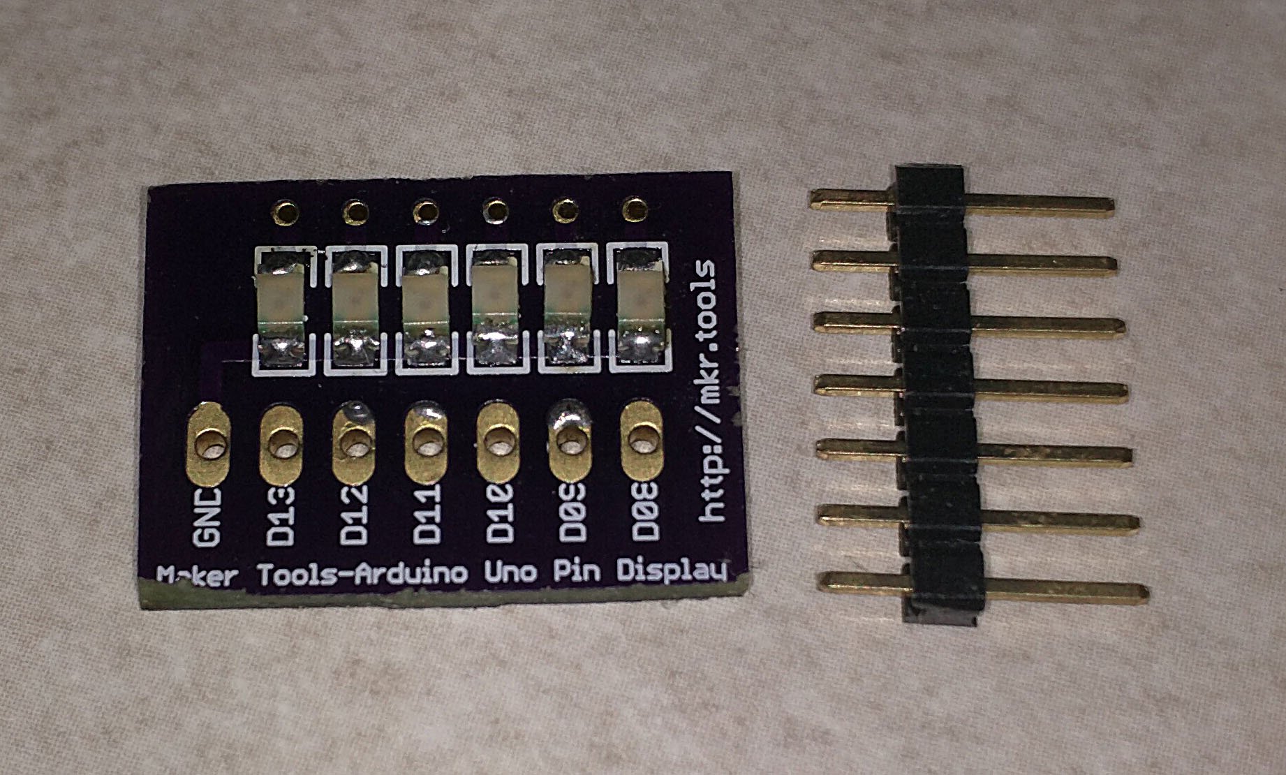 Arduino Pin Display from MakerTools on Tindie
