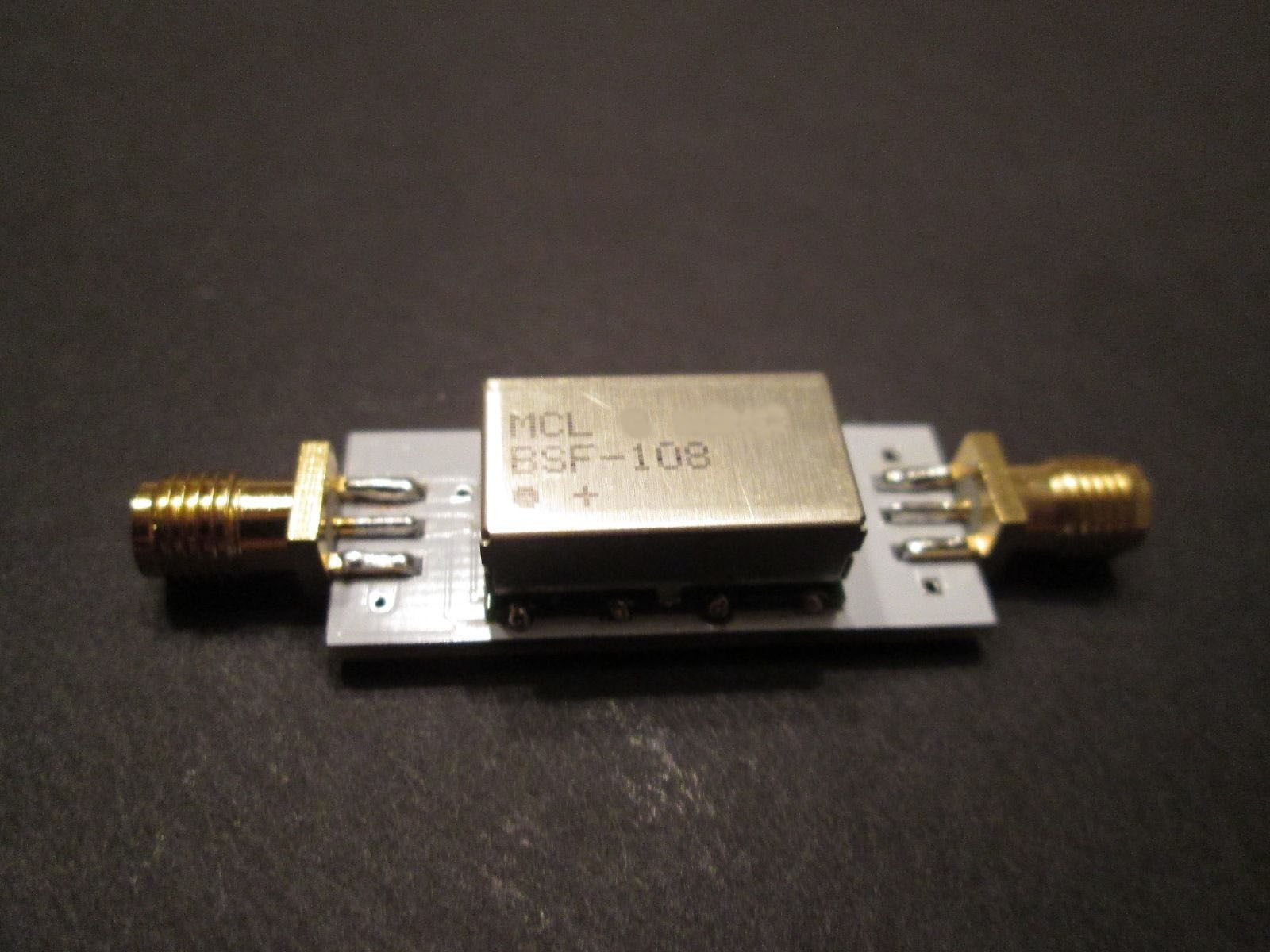 FM Notch Filter 88-108 MHz with 60 dB rejection from gpio on Tindie