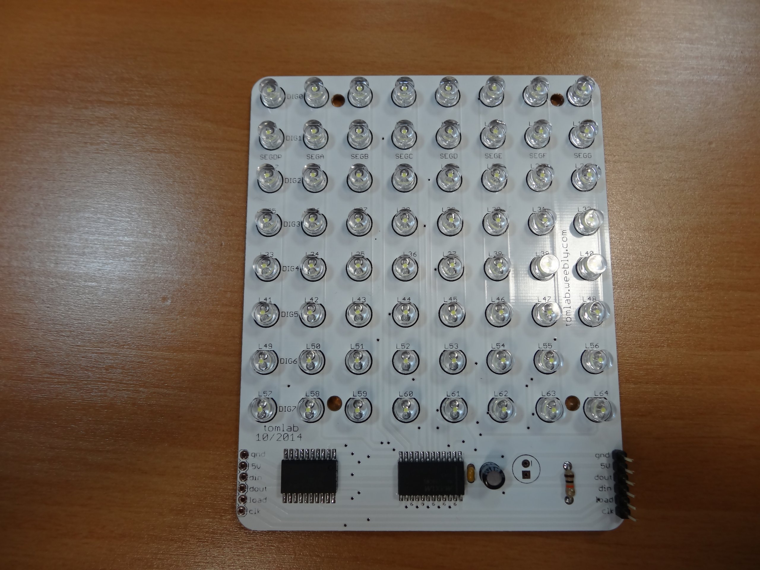LED Matrix Board from tomcuga on Tindie