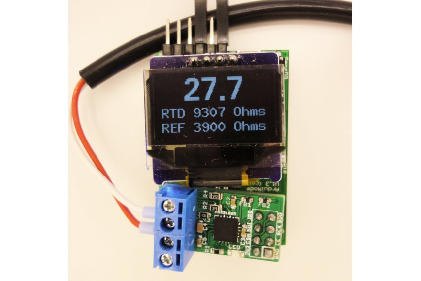 MAX31865 RTD temperature sensor breakout board from Hallard on Tindie