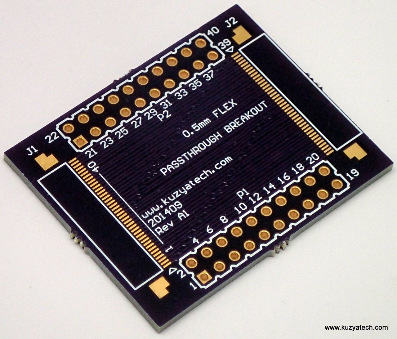 Flex (FPC) 0.5mm cable passthrough breakout from kuzyatech on Tindie