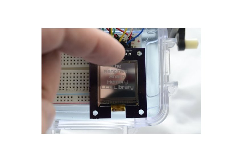 Sharp Memory Lcd Breakout And Library From Therengineer On Tindie