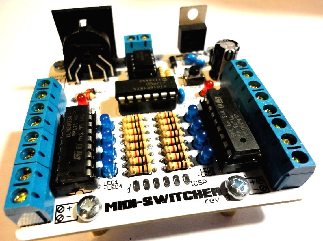 MIDI Switcher: Set your MIDI free!! from hotchk155 on Tindie
