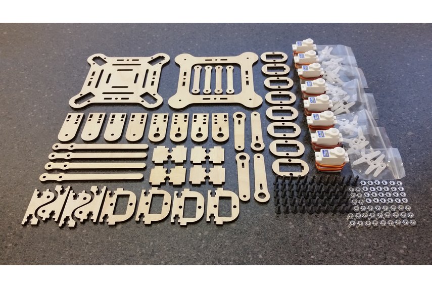 mePed Quadruped Robot Kit from SpierceTech on Tindie