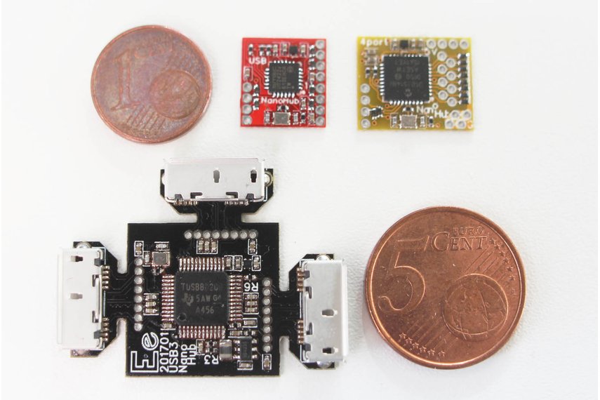 USB 3.0 NanoHub from mux on Tindie