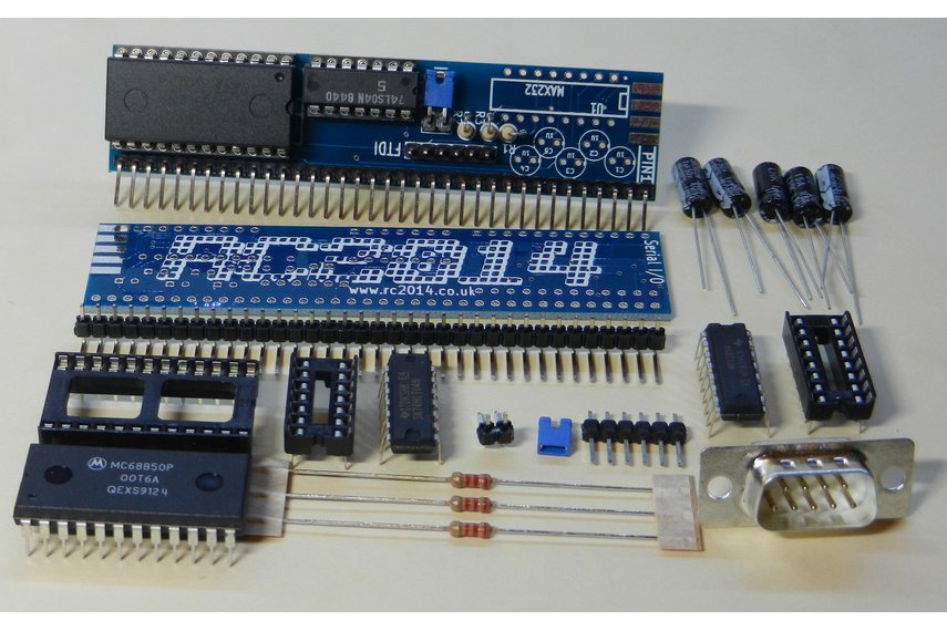 Serial I/O Module For RC2014 Z80 Homebrew Computer from Semachthemonkey on Tindie