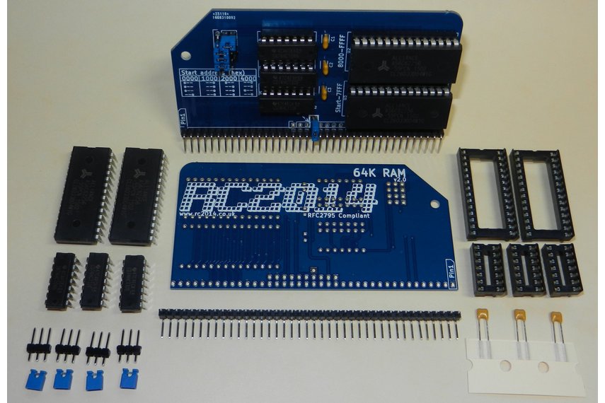 64K RAM Module For RC2014 - Z80 Homebrew Computer from Semachthemonkey ...