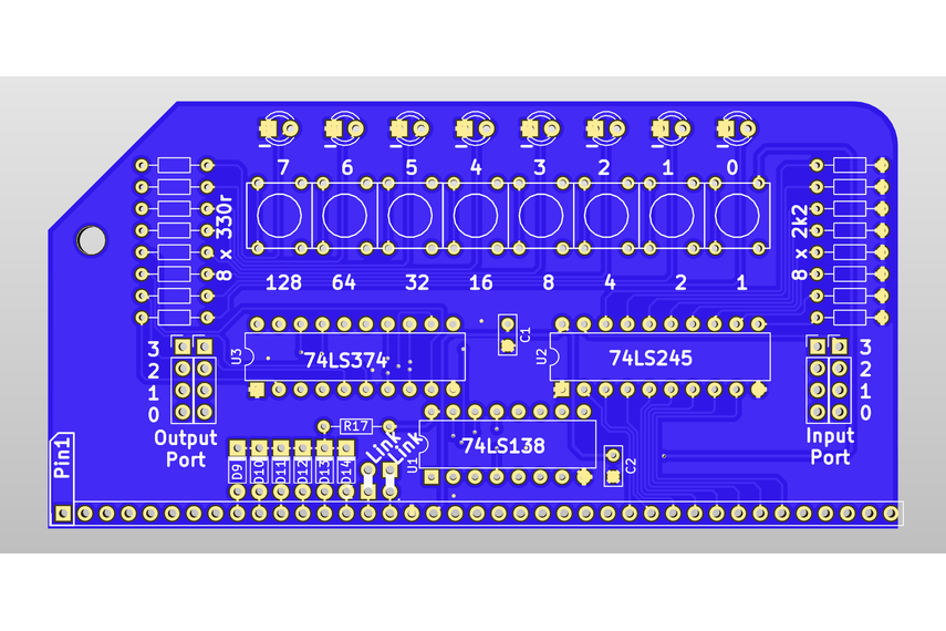 Digital IO Module For RC2014 Z80 Homebrew Computer from Semachthemonkey on Tindie