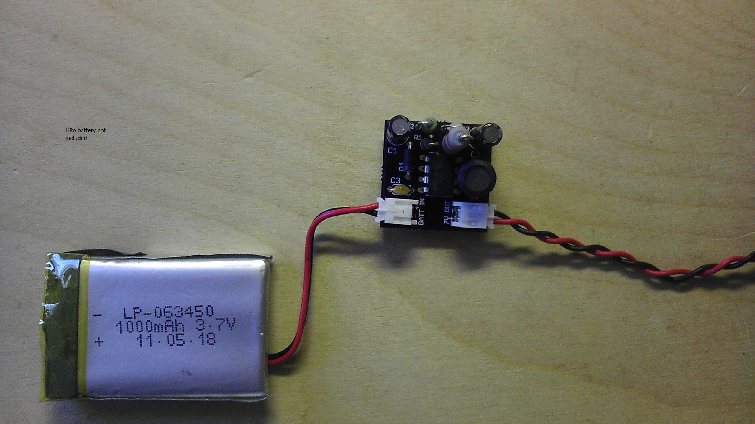 Li-Po power supply for Arduino from KD8SSF on Tindie