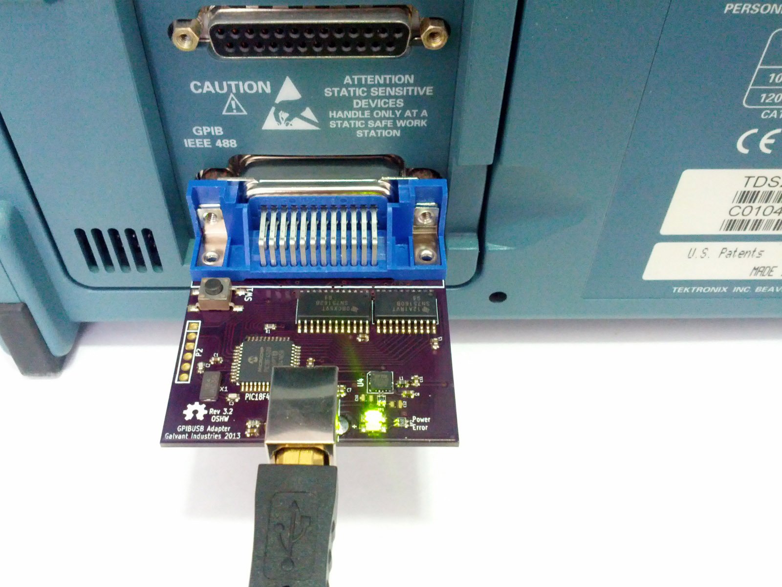 GPIBUSB Adatper rev3 from galvant_industries on Tindie