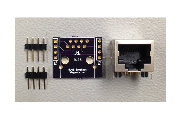 DIP RJ45 Breakout Board from visgence on Tindie