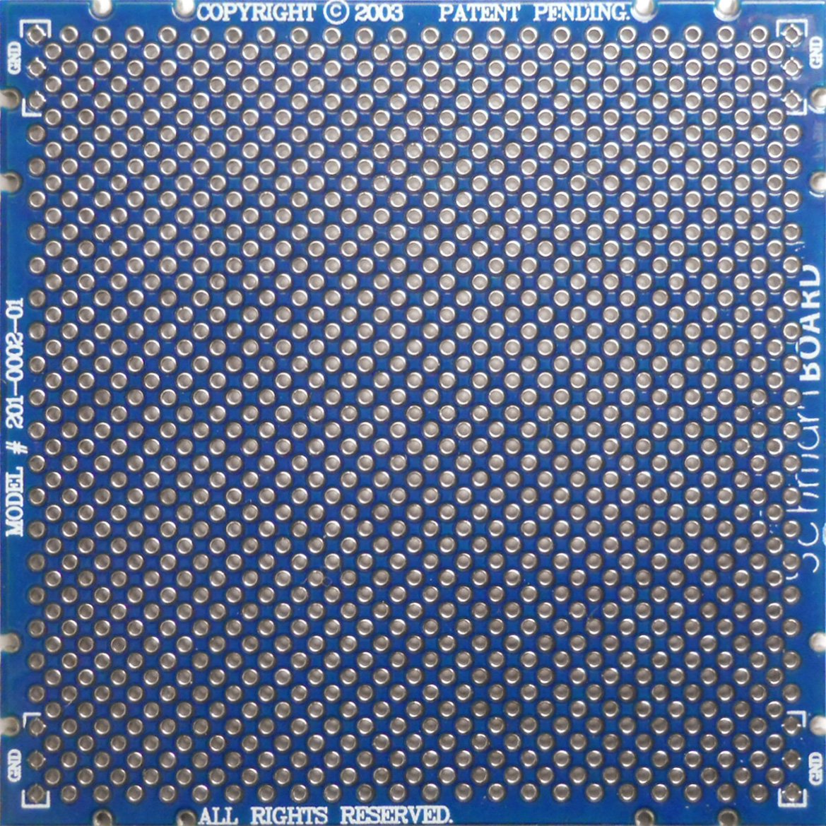 Schmartboard 2x2" Through Hole Offset Grid from Schmart on Tindie