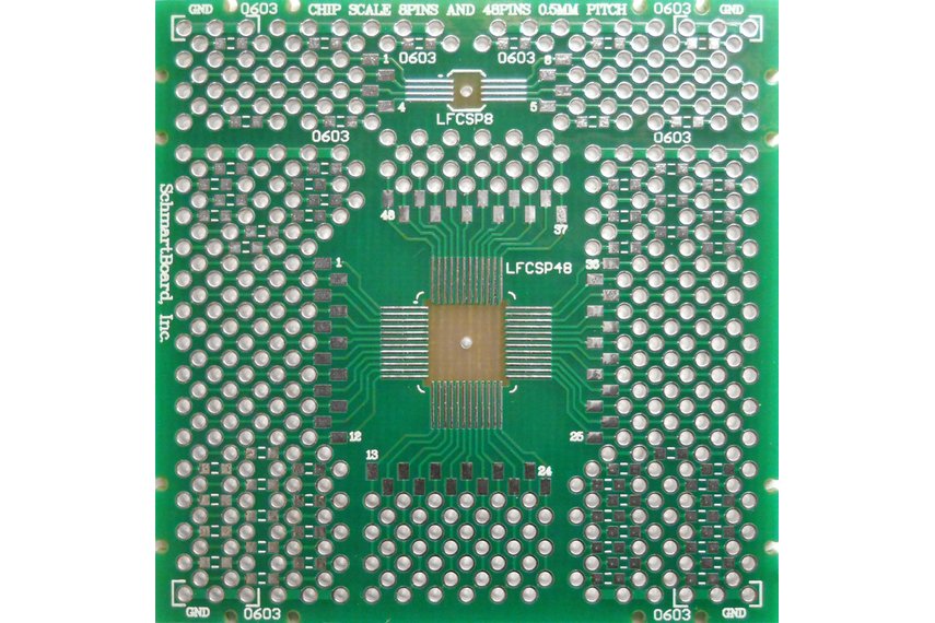 SchmartBoard|ez QFN/DFN 8-48 pin 0.5mm Pitch PCB from Schmart on Tindie