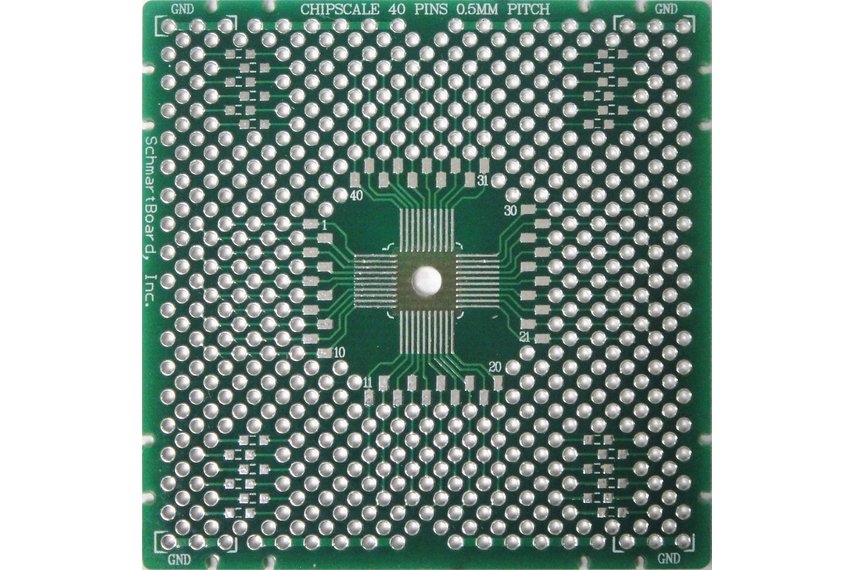SchmartBoard|ez QFN 40 Pins 0.5mm Pitch from Schmart on Tindie