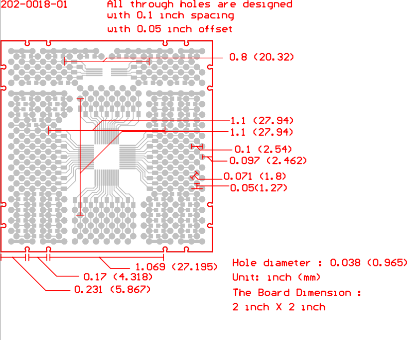 SchmartBoard|ez QFN/DFN 8-48 pin 0.5mm Pitch PCB from Schmart on Tindie