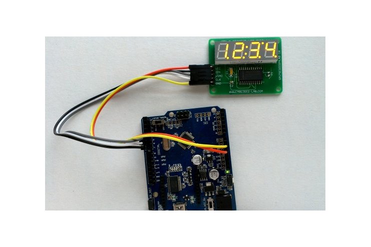 SPI 4-digit seven segment LED display from rajbex on Tindie SPI 4-digit seven segment LED display from rajbex on Tindie
