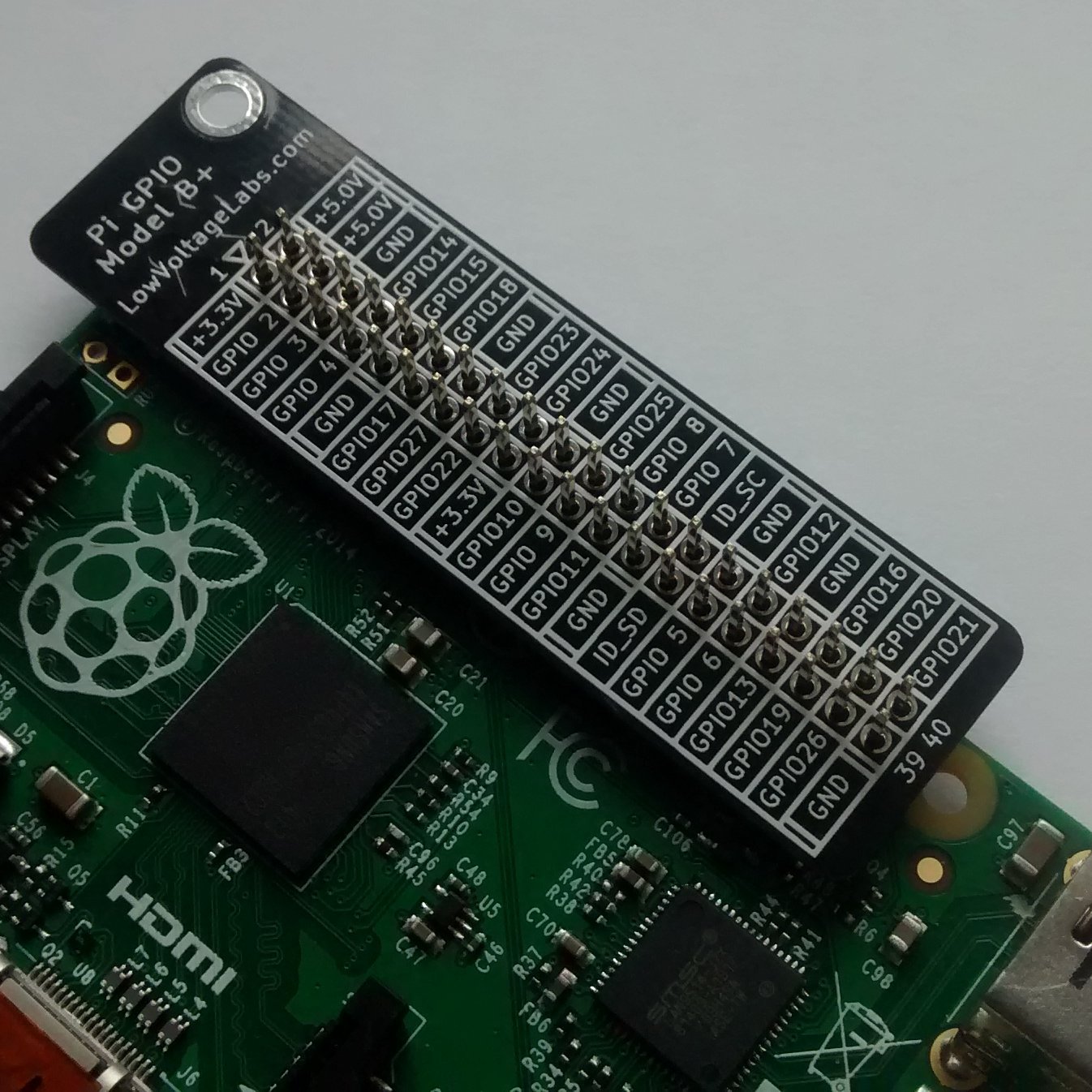 Pi GPIO Plus Reference Board from LowVoltageLabs on Tindie