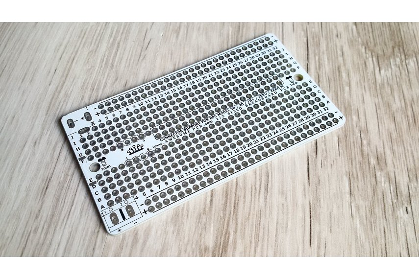 Breadboard PCB with Raspberry Pi support from AwesomePCB on Tindie