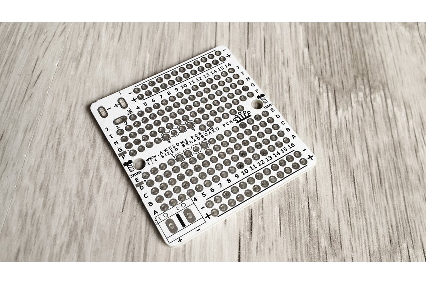 Breadboard PCB with Raspberry Pi support from AwesomePCB on Tindie