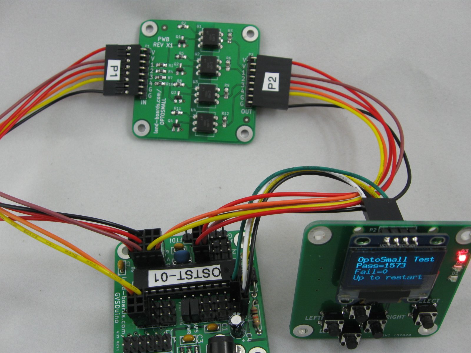 4 Channel Opto-Isolator card (OptoSmall) from land_boards on Tindie