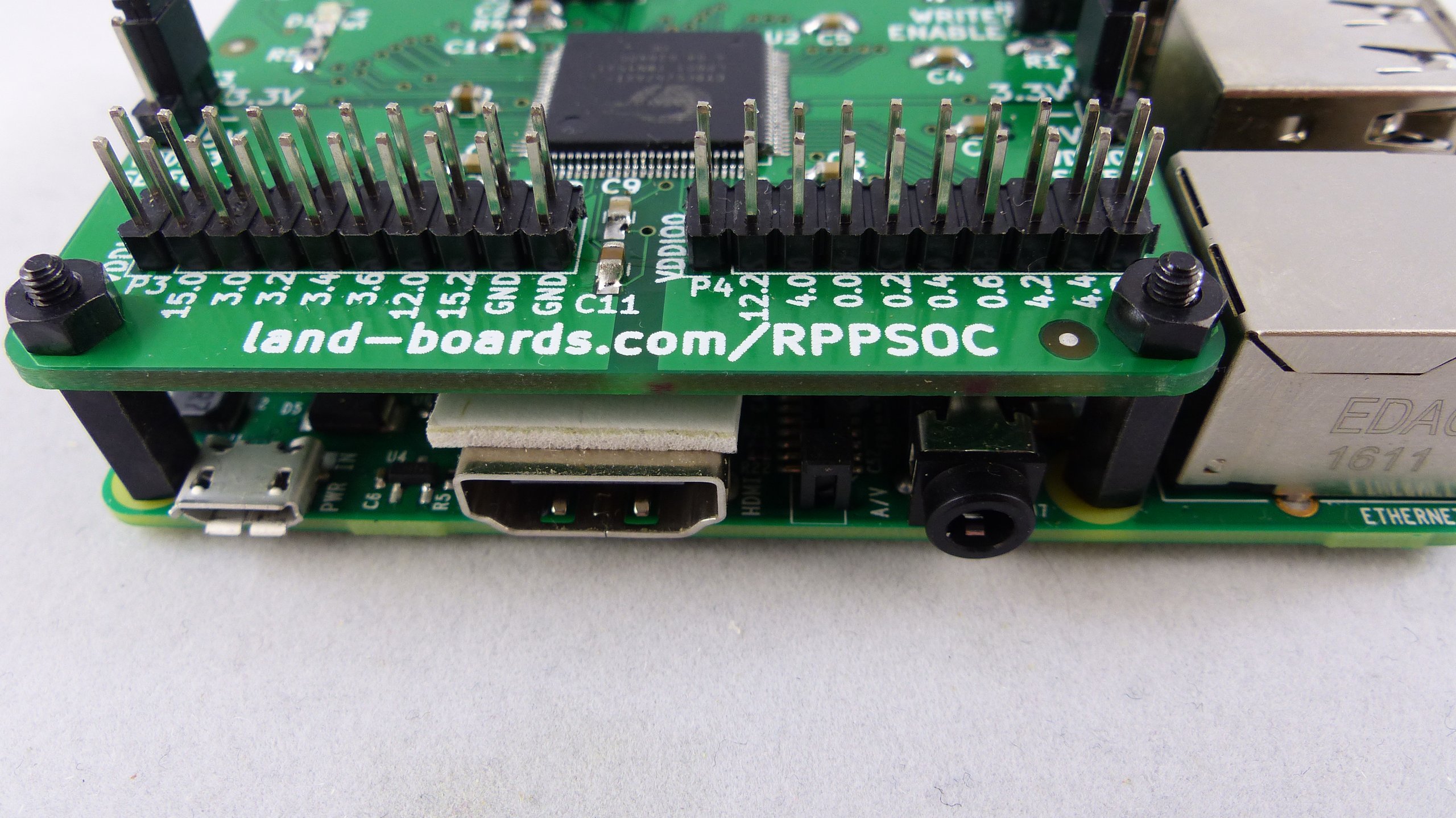 Programmable System on a Chip for the Raspberry Pi from land_boards on ...