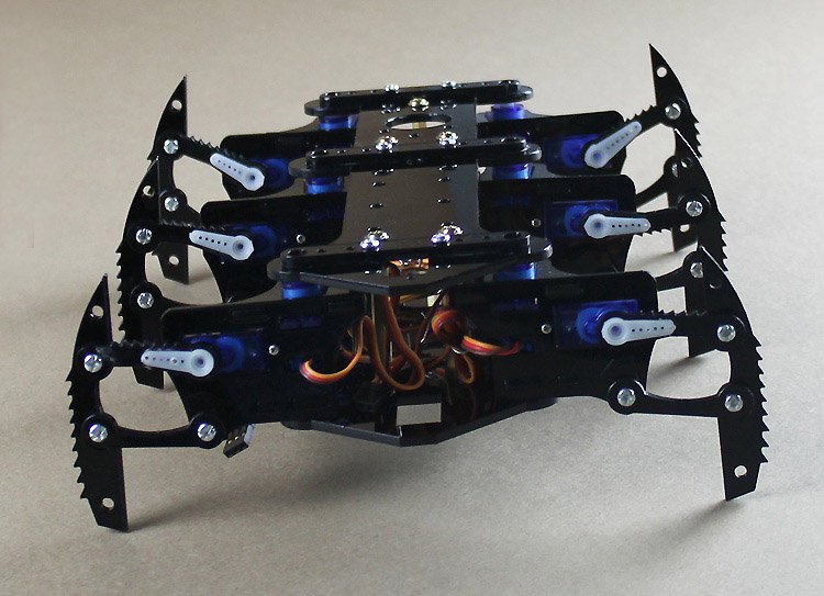 Acrylic Spider Hexapod Robot Kit from Smaring on Tindie