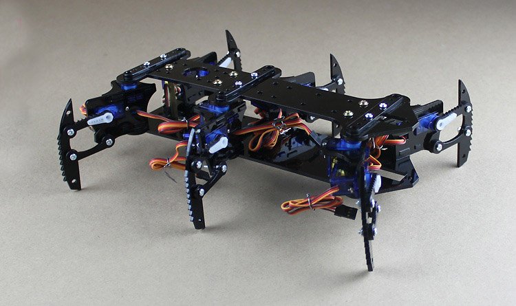 Acrylic Spider Hexapod Robot Kit from Smaring on Tindie