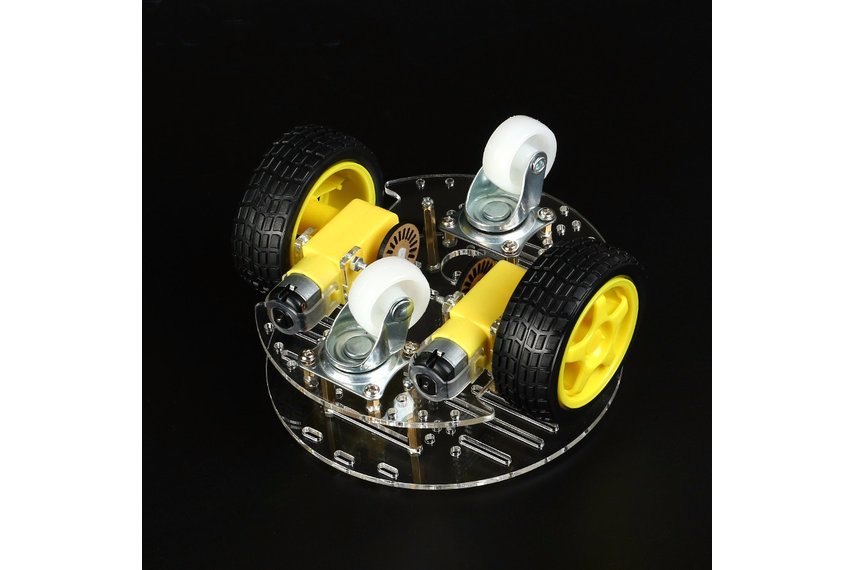 Round 2 Wheel-Drive Robot Car Kit from Smaring on Tindie