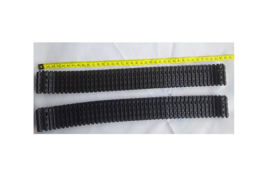 Plastic Caterpillar Chain Track for Tank Chassis from Smaring on Tindie