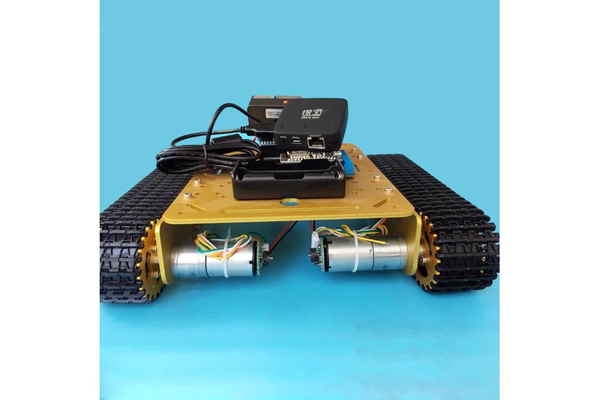 Video RC WIFI Metal Robot Tank Chassis from Smaring on Tindie