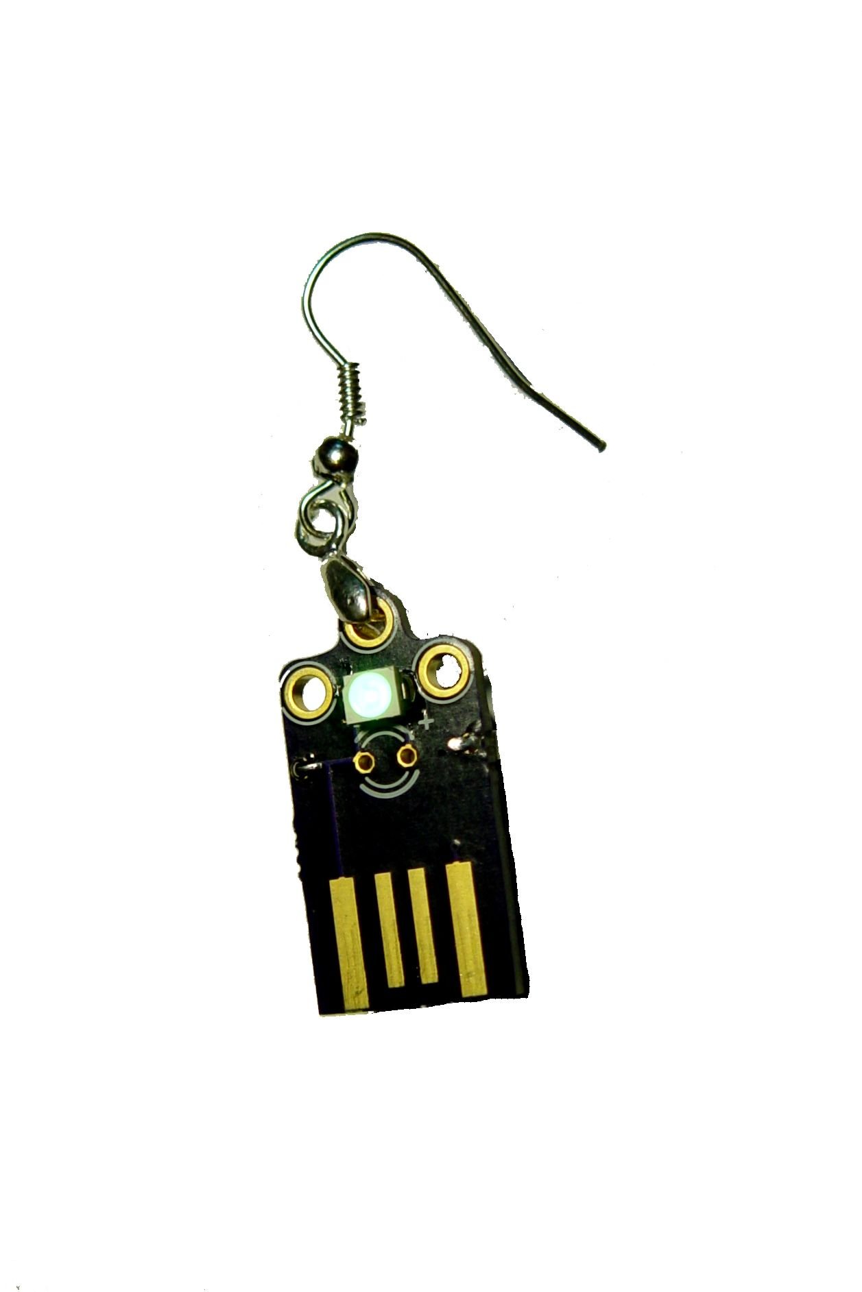 USB supercapacitor Led Earrings from bobricius on Tindie USB supercapacitor Led Earrings from bobricius on Tindie