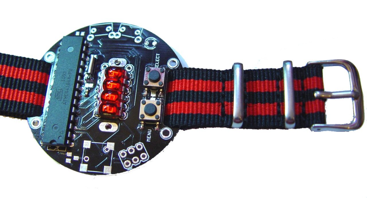 Led wristwatch retro QDSP6064 bubble display from bobricius on Tindie Led wristwatch retro QDSP6064 bubble display from bobricius on Tindie