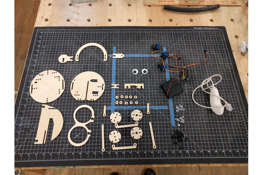 Open Animatronics Kit - Creature Head from madhephaestus on Tindie