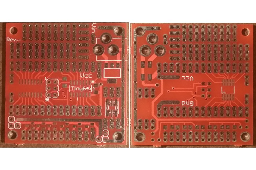 ATtiny84 project board from DrAzzy on Tindie