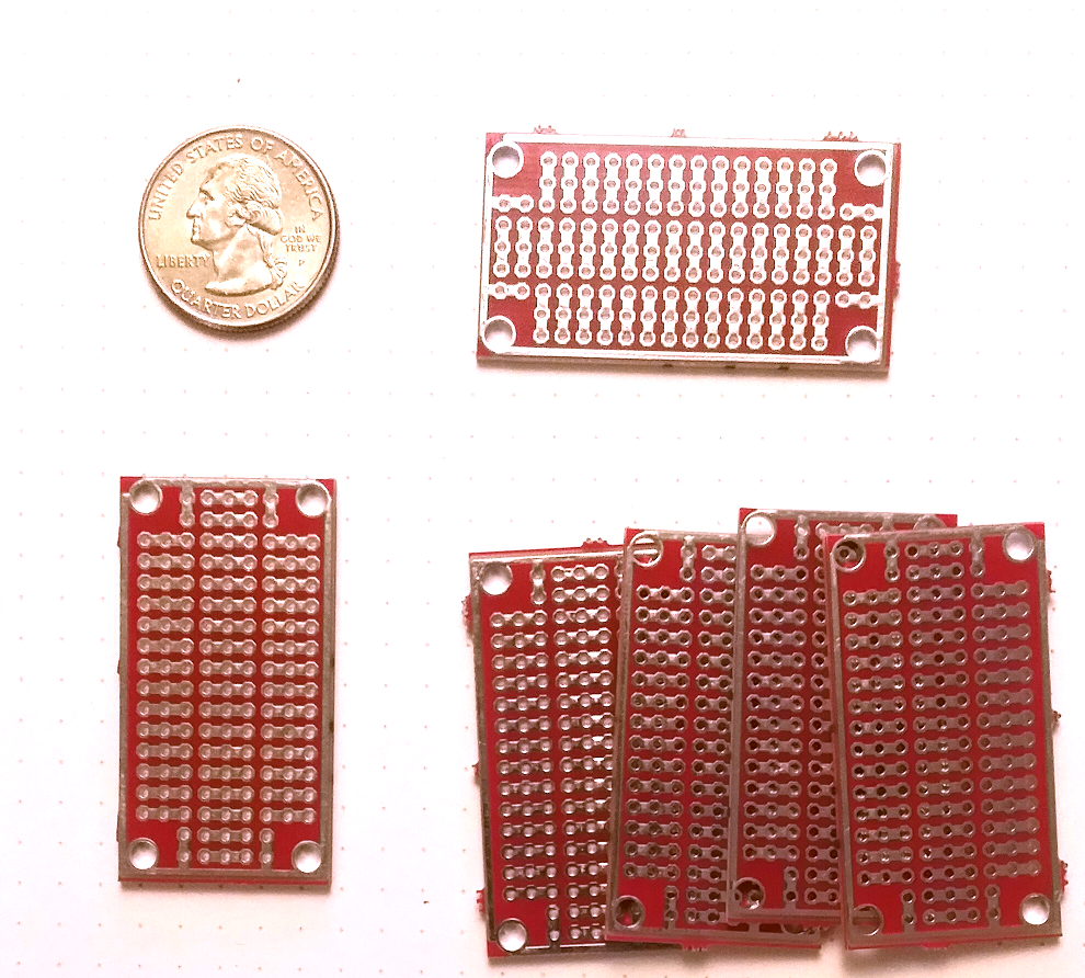 1"x2" prototyping board from DrAzzy on Tindie