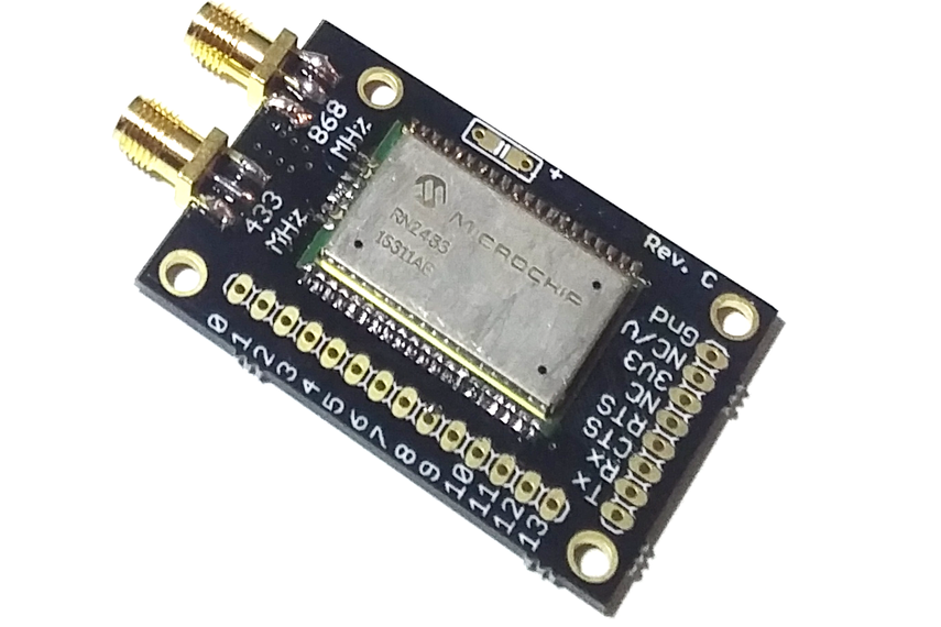 LoRaWAN RN2483/RN2903 Breakout board (Assembled) from DrAzzy on Tindie