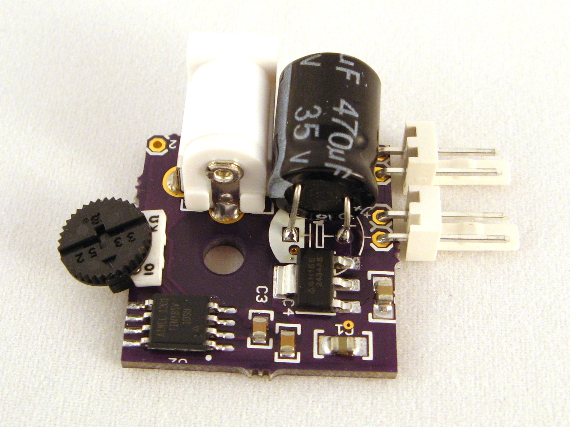 ATTiny85 PWM 5A LED driver from FemtoCow on Tindie