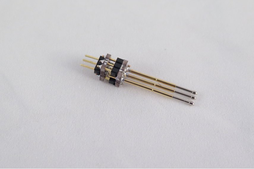 Pogo Pin Adapter Row of 2 to 30 pins from FemtoCow on Tindie Pogo Pin Adapter Row of 2 to 30 pins from FemtoCow on Tindie