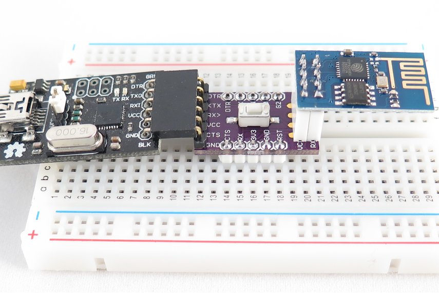 ESP8266 FTDI and breadboard adapter with 3.3V reg. from FemtoCow on Tindie
