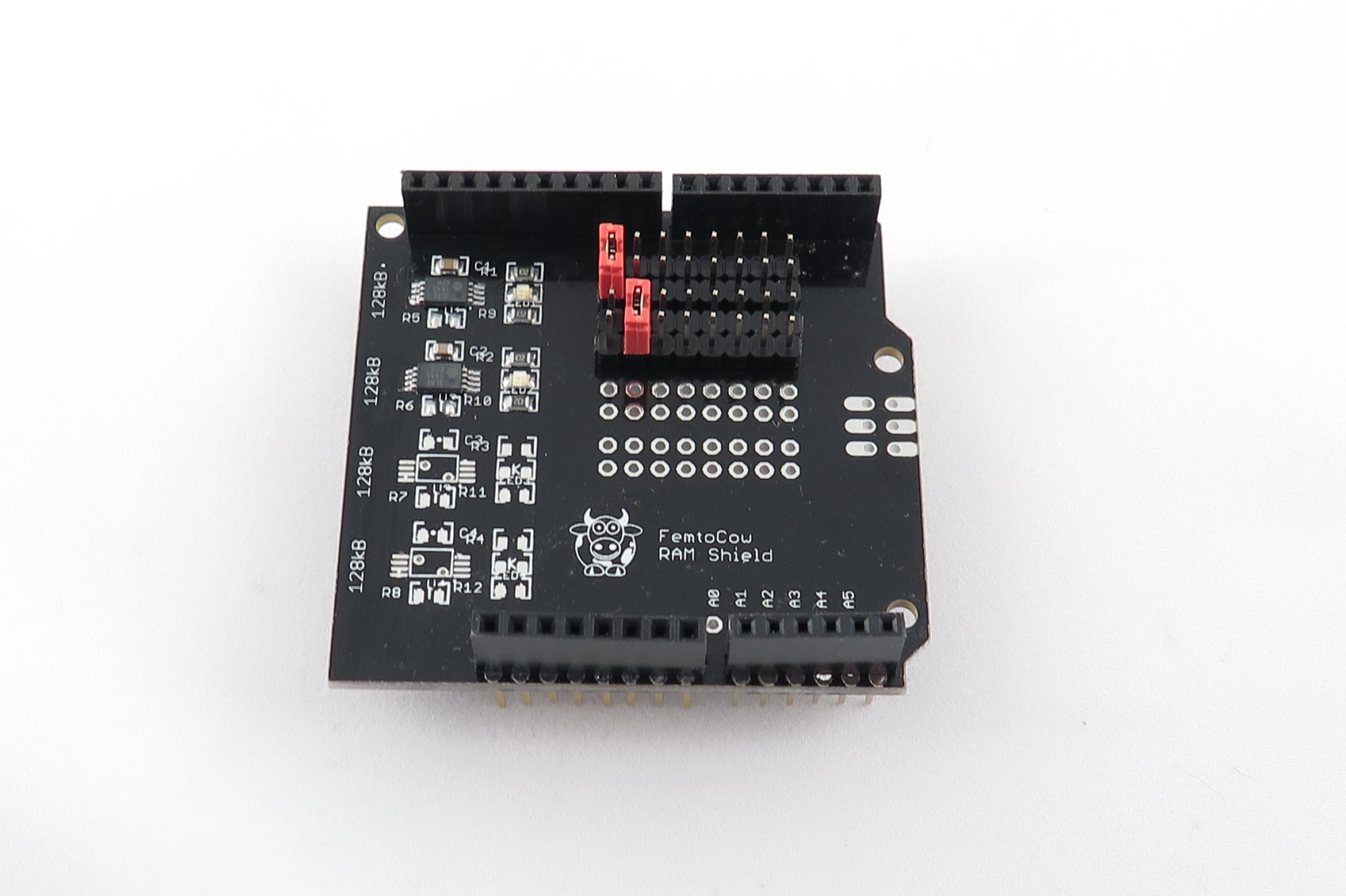 SPI RAM Shield for Arduino from FemtoCow on Tindie