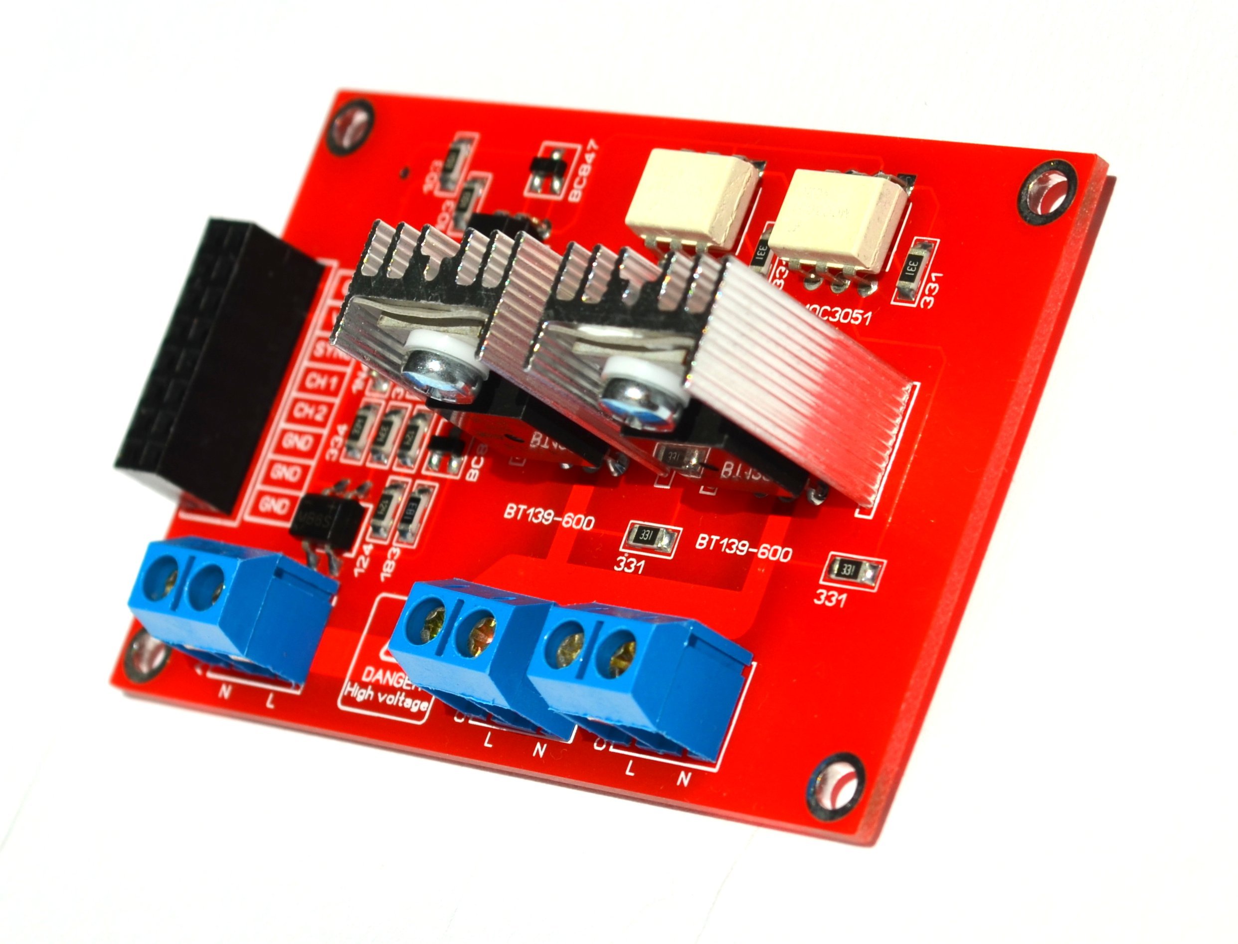 2ch Ac Dimmer Module Controller Board From Bugrovs2012 On Tindie