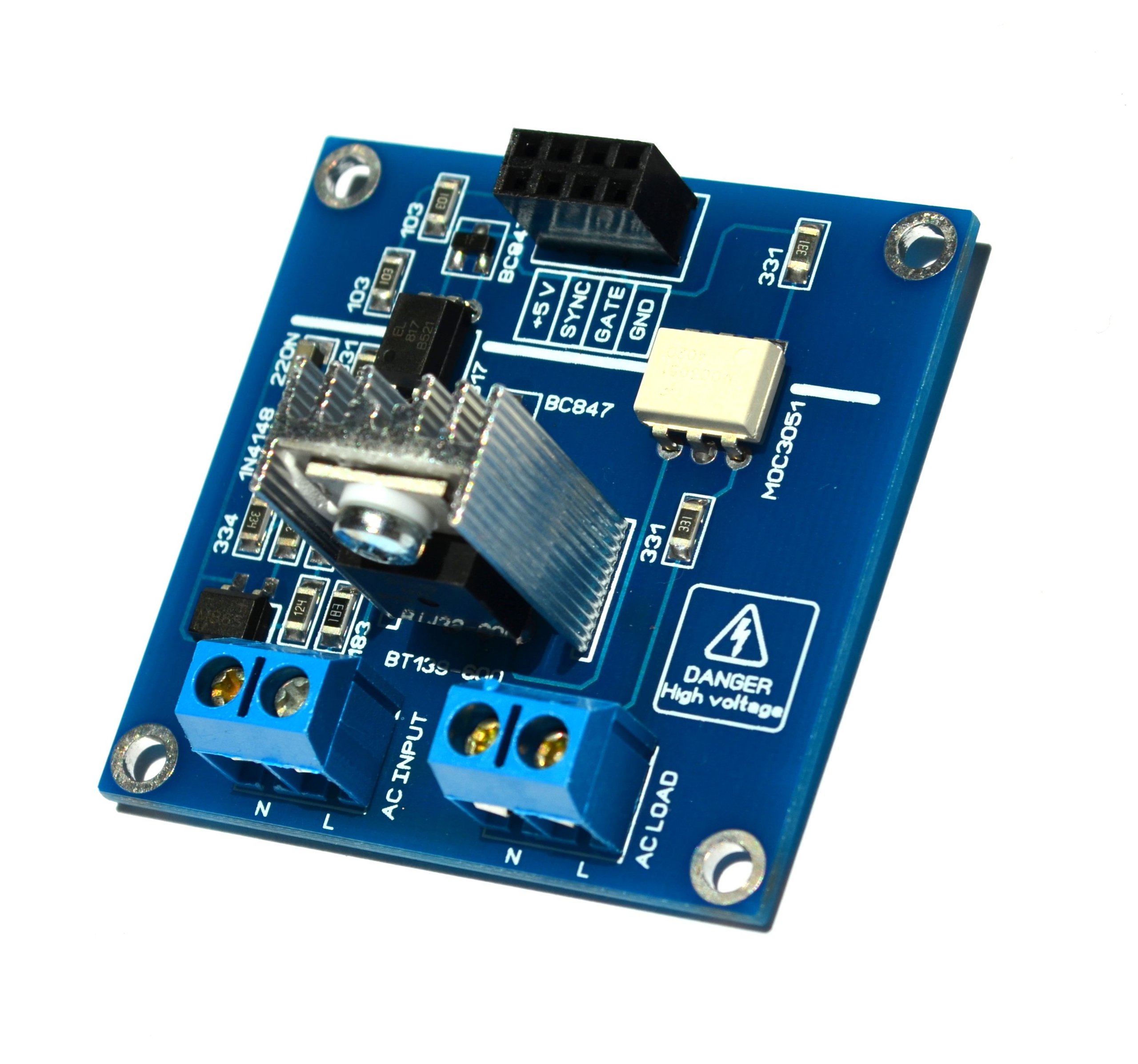 1ch Ac Dimmer Module Controller Board From Bugrovs2012 On Tindie