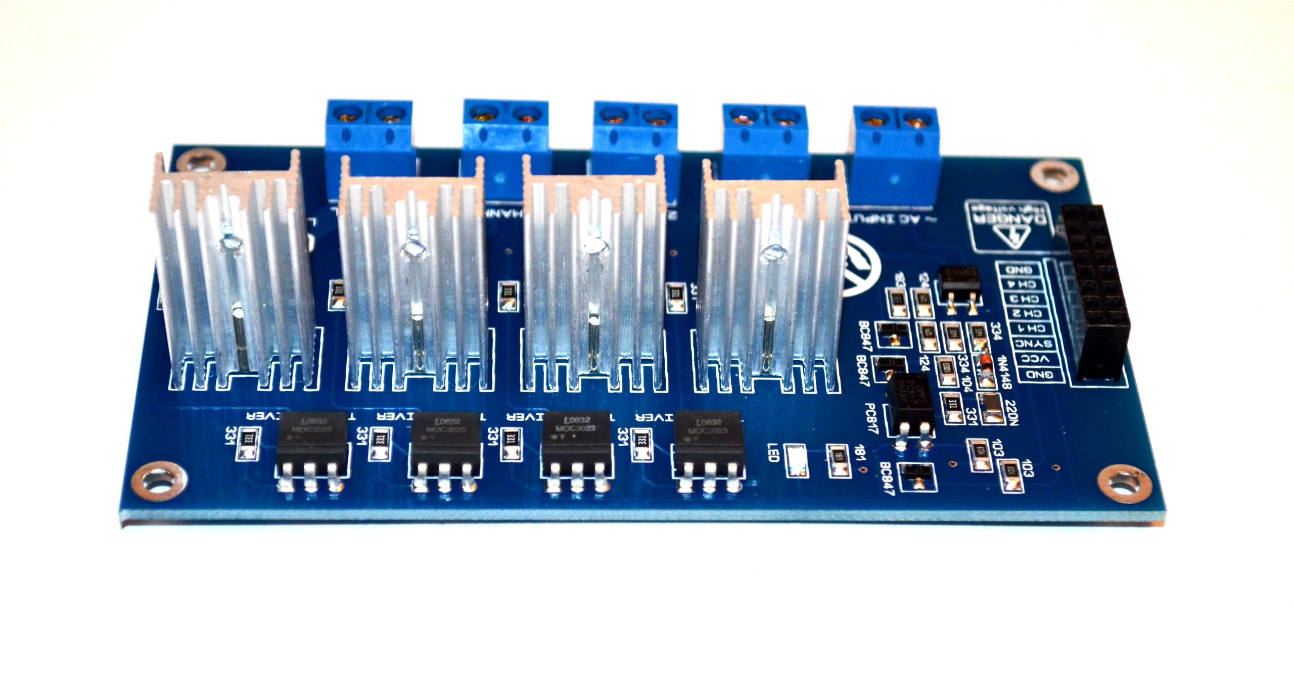 4ch Ac Led Light Dimmer V2 Module Controller Board From Bugrovs2012 On