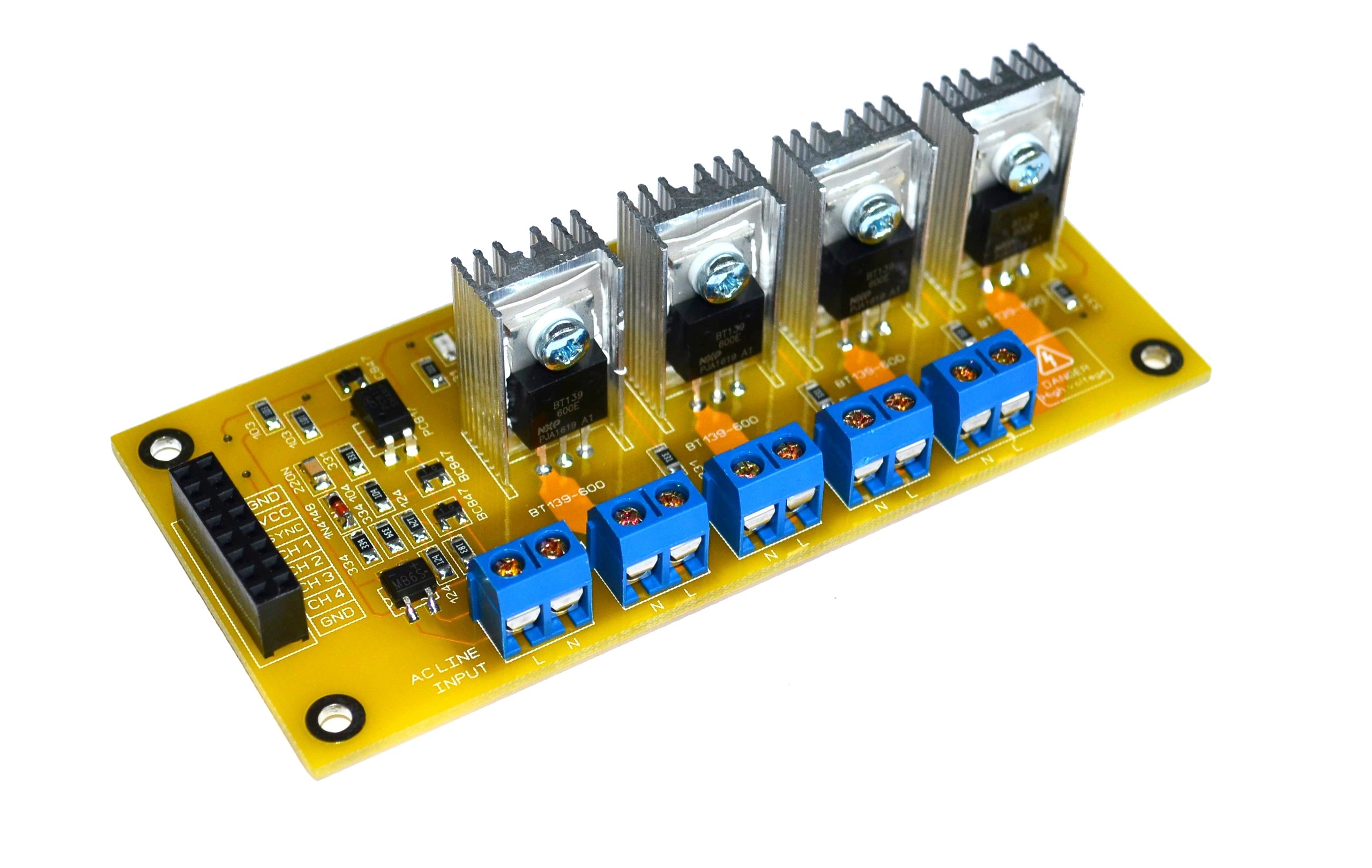 4ch Ac Dimmer Module Controller Board From Bugrovs2012 On Tindie