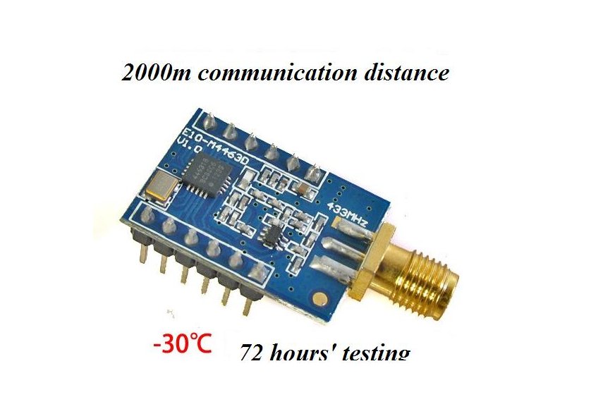 SI4463 wireless module with SMA antenna from exlene on Tindie
