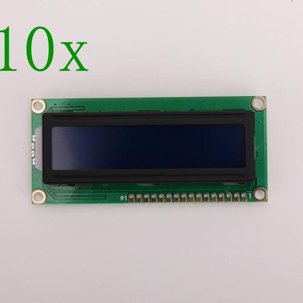 10x LCD Display Module (Blue Blacklight) from universbuy on Tindie