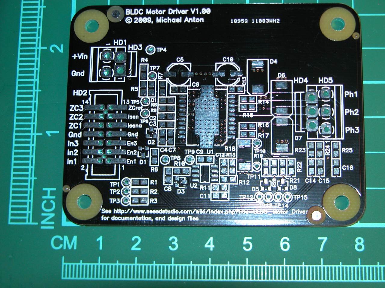 BLDC Motor Driver PCB from manton on Tindie