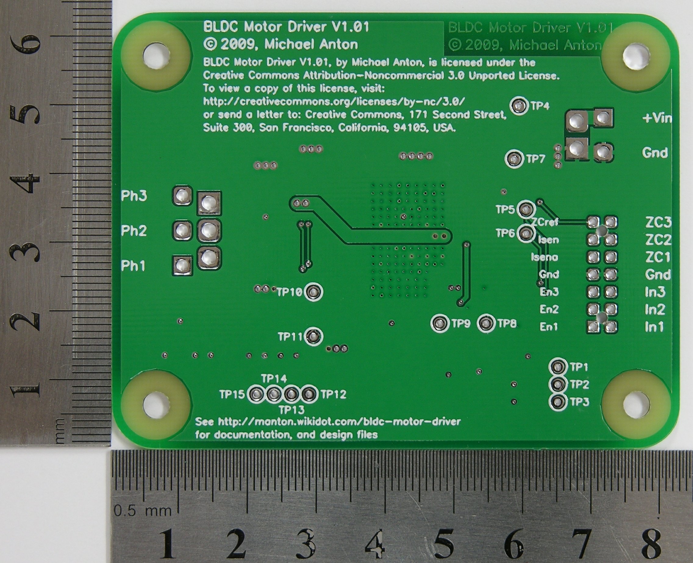 Brushless DC (BLDC) Motor Driver PCB from manton on Tindie