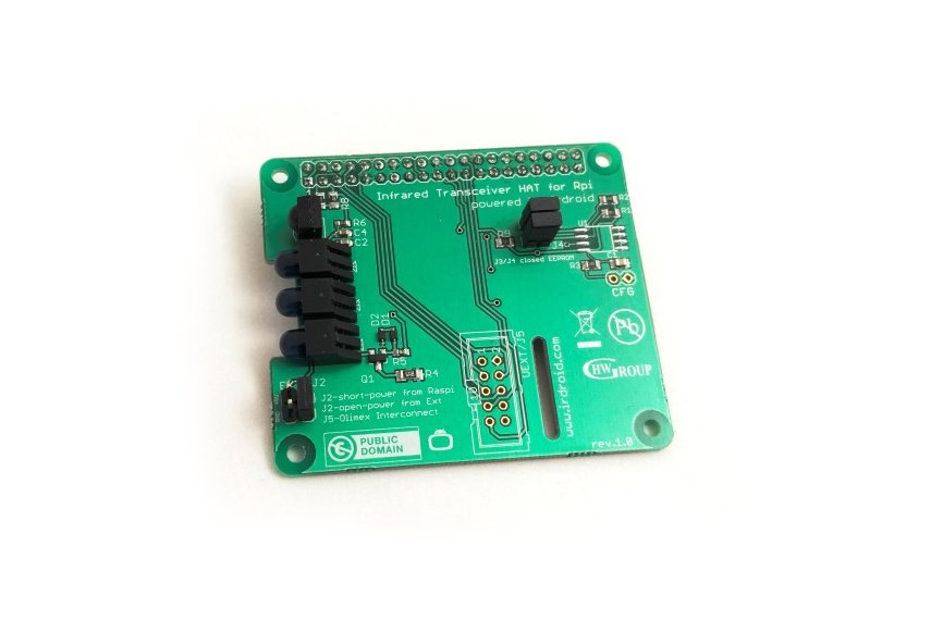 Irdroid-Rpi Infrared Transceiver for Raspberry Pi from irdroid on Tindie