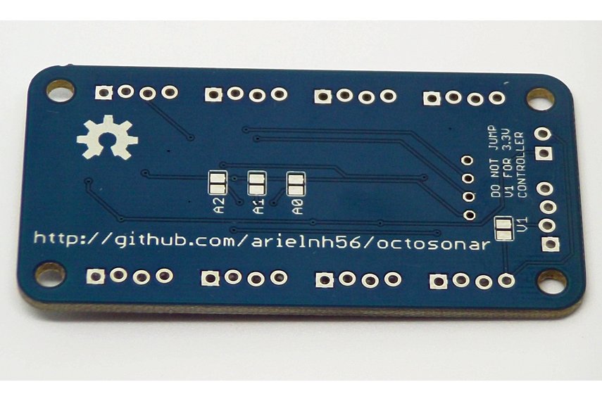 Octosonar - connect 8 x HC-SR04 to Arduino from arielnh56 on Tindie